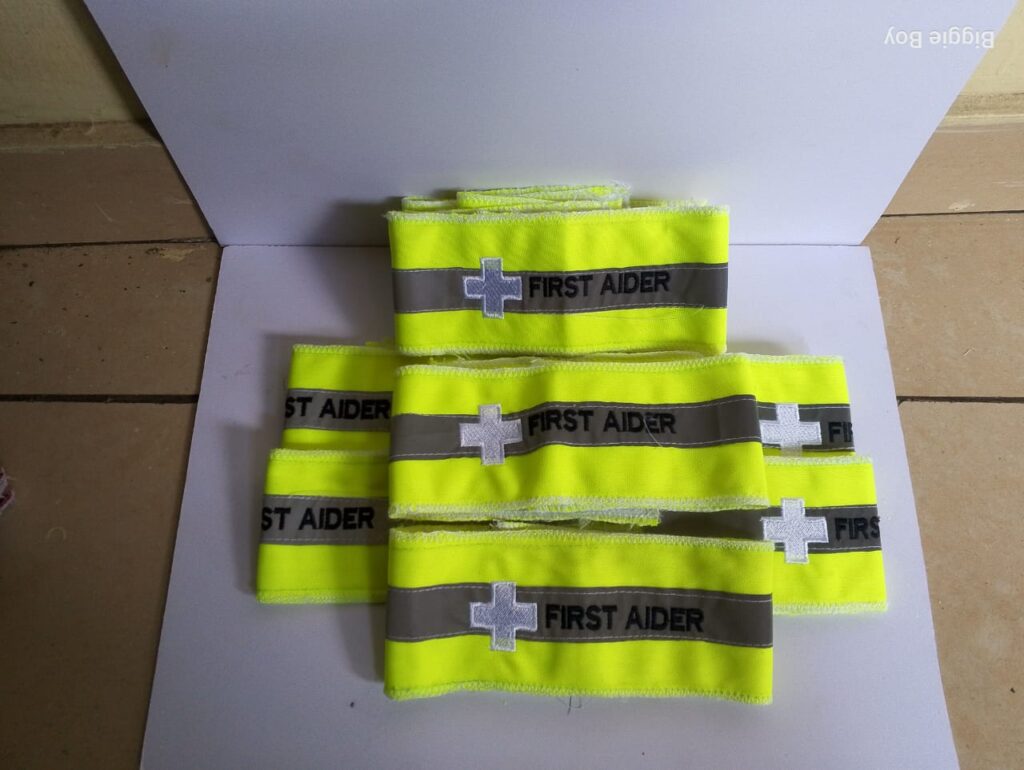 BRANDED FIRST AIDER ARM BAND | Nairobi Safety Shop