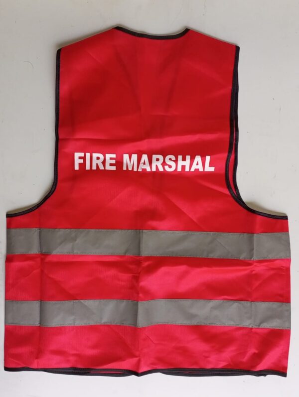 BRANDED FIRE MARSHAL REFLECTIVE VEST | Nairobi Safety Shop