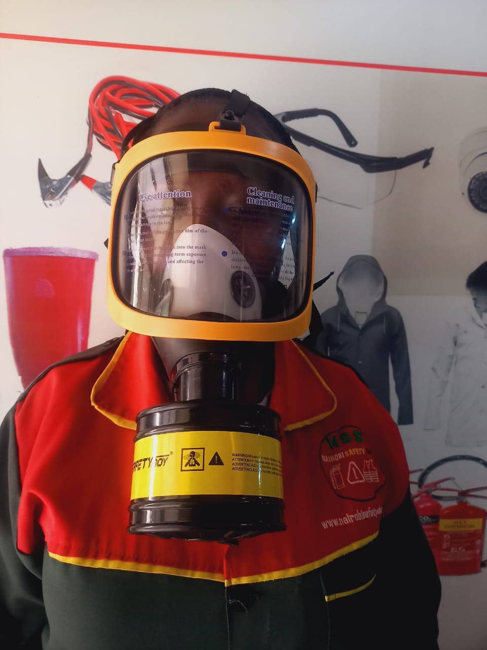 Face Face Gas Respirator Protrftion, Safety Boy S6700